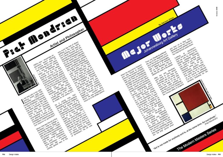 Đổi mới ý tưởng thiết kế với phong cách Mondrian Layout